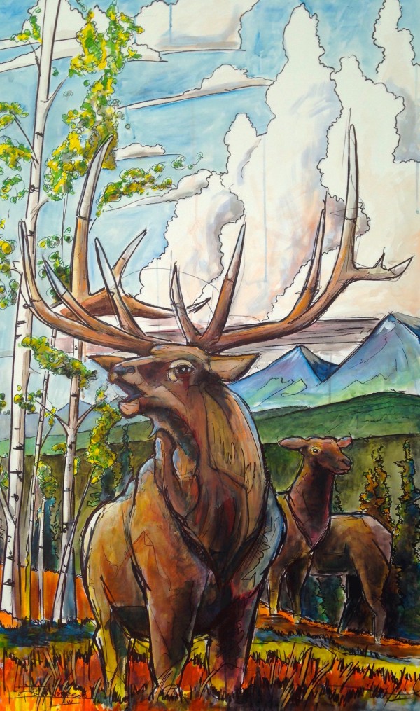 Elk Camp 2015 | Ed Anderson Art