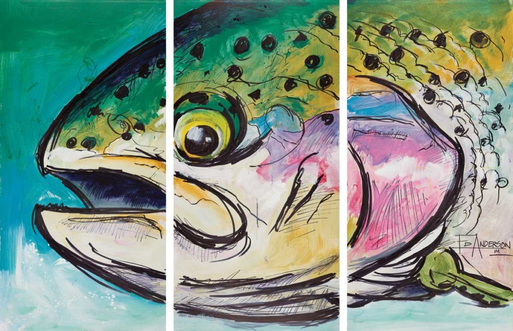 Rainbow Hen | Ed Anderson Art